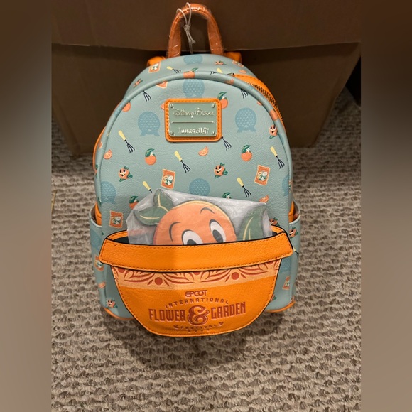 Loungefly | Bags | Loungefly Blue And Orange Bird Flower Garden ...